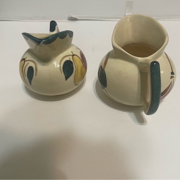 Purinton Slip Ware | Dining | 4mini Creamer Pitcher Set Ceramic ...